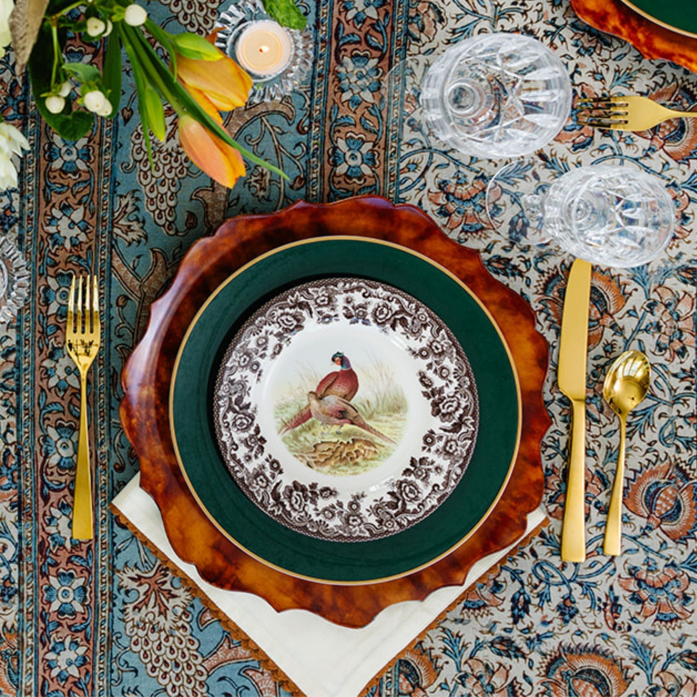 Spode Woodland Pheasant Plates for Year-Round Charm – Ivie Page Living